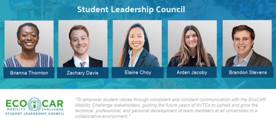 Meet the Student Leadership Council – Advanced Vehicle Technology ...